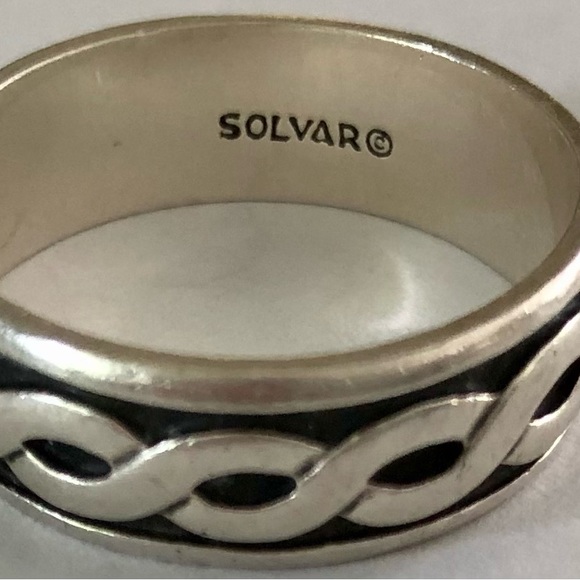Solvar | Accessories | Solvar Silver Celtic Ring Mens Aprox 15 Box Not ...